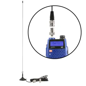 Rugged Radio Digital Mobile Radio with Fiberglass Antenna Base Kit