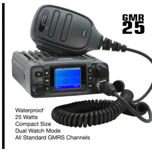 Rugged Radios Two-Way GMRS Mobile Radio Kit for Mercedes (2007-24 ...